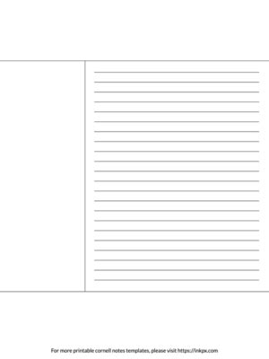 Free Printable Cornell Notes Templates In PDF PNG And Formats InkPx