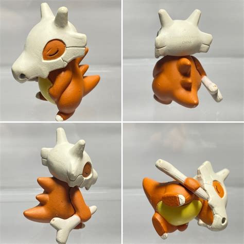 Sleeping Cubone Sc1 Pokemon Monster Tomy Egg Collection Figure Toy