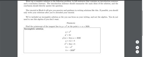 solved write up a complete solution to the following