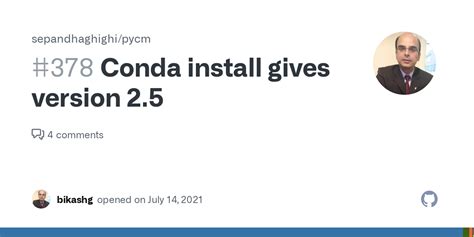 Conda Install Gives Version Issue Sepandhaghighi Pycm GitHub