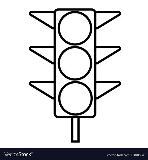 Traffic Light Icon Royalty Free Vector Image Vectorstock