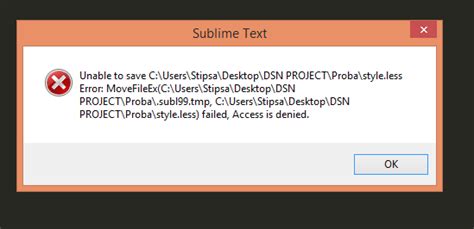 Css Error While Saving Less With Sublimetext 3 Stack Overflow