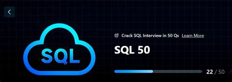 🌟 Sql 50 Journey 🌟 Mahammed Sharief Shaik