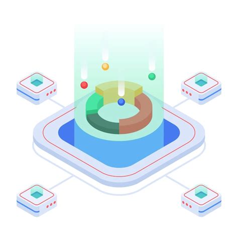 Premium Vector Bundle Of Server Storage Isometric Icons