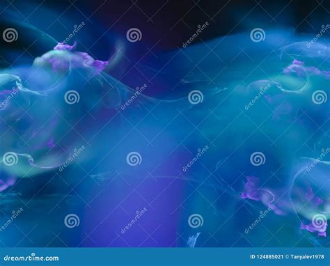 Abstract Fractal Color Digital Science Generated Background Design