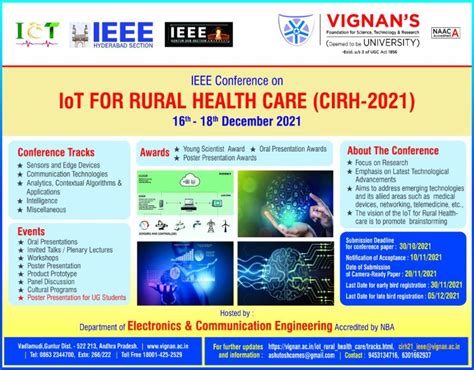 Profdr Ravi Sekhar Yarrabothu On Linkedin Ieee Conference On Iot For