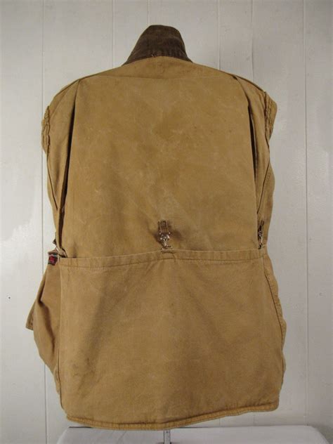 Vintage Jacket 1930s Jacket Brown Duck Jacket Hunting Jacket Field