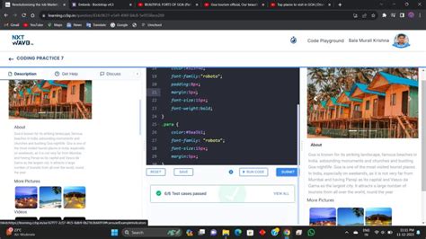 Chattibala Murali Krishna On Linkedin Nxtwave Ccbp Ccbpian Codingpractise Codingprogram