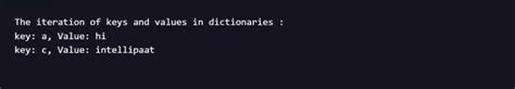 How To Iterate Over Dictionaries Using For Loop In Python