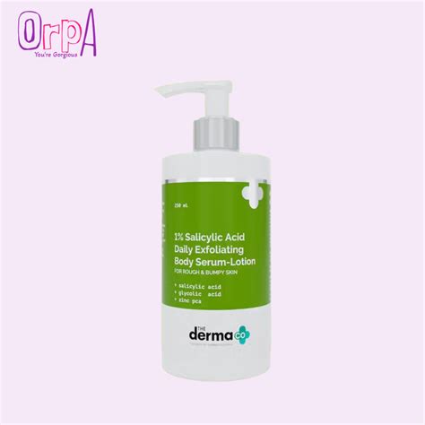 The Derma Co 1 Salicylic Acid Daily Exfoliating Body Serum Lotion For