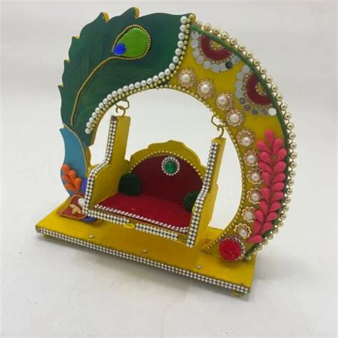 Material Wood Mdf Hand Work Laddu Gopal Julla For Temple At Rs 230