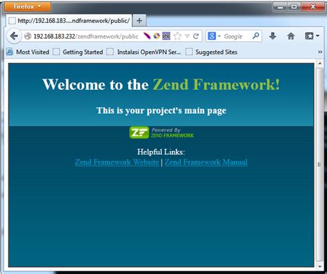 materi kuliah cara instalasi php zend framework linux server