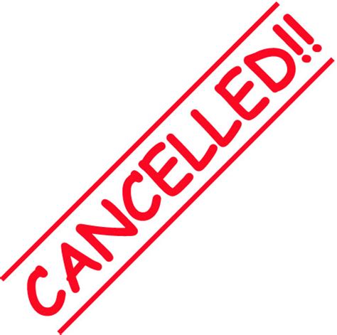 Clipart Cancelled Signs
