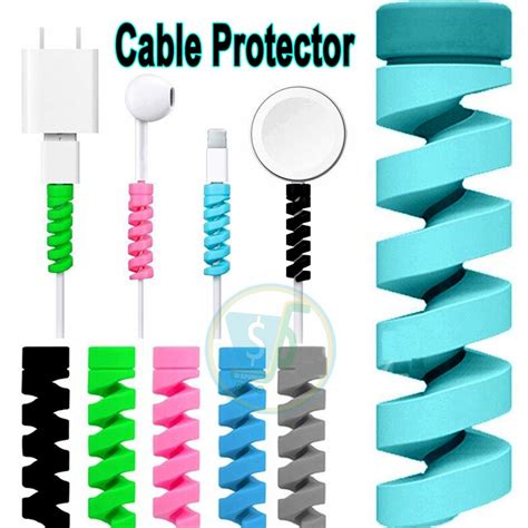 Silicone Cable Protector Spiral Charging Cable Protector Cable Protector Charging Cable