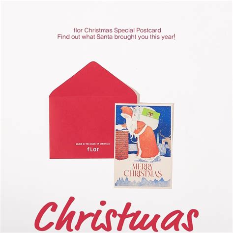 Event 올해 크리스마스엔 산타가 무슨 선물을 가져왔을까요 12월 한 달간 온라인에서 플로르 제품을 구매해 주신 모든