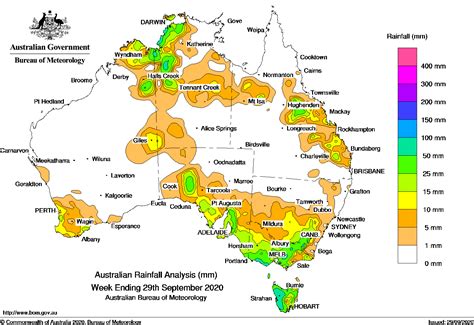 Weekly Rainfall Wrap Rain Outlook 30 September 2020 Sheep Central