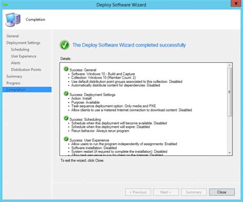 Windows 10 Deployment Create Sccm Windows 10 Build And Capture Task