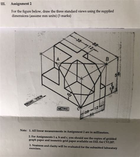 Solved Iii Assignment 2 For The Figure Below Draw The Three