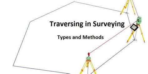 Traversing In Surveying Types And Methods