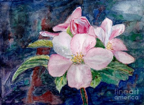 Apple Blossom Painting Painting By Veronica Rickard Fine Art America