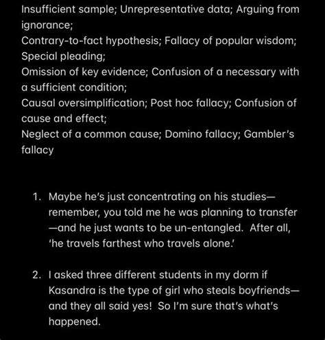 Solved Insufficient Sample Unrepresentative Data Arguing