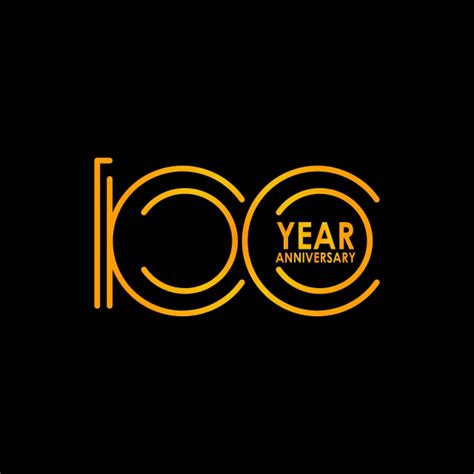 ภาพประกอบการออกแบบแม่แบบฉลองครบรอบ 100 ปี 100 ครบรอบปีที่ 100 ของการเฉลิมฉลองปีโลโก้ วันเกิด