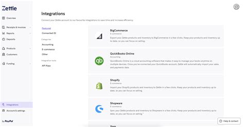 Getting Started With Integrations Zettle