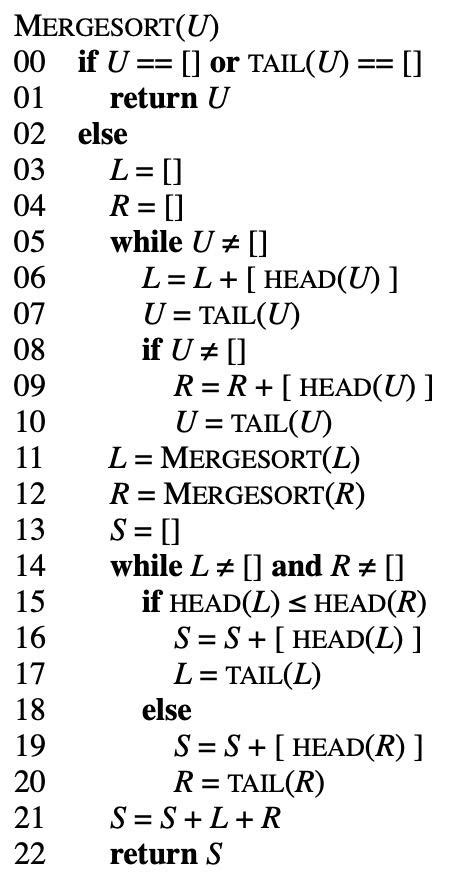 Solved Suppose That Line 14 Of Mergesort Is Executed T