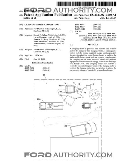 Ford Patent Filed For Charging Trailer