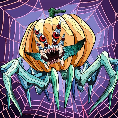 Pumpkin Spider By Eye400 On Deviantart