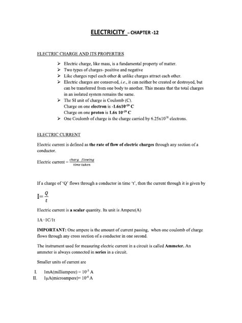 Electricity Physics Pdf Electricity Physics Pdf