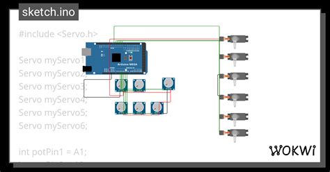 Servo With Pot Wokwi Esp32 Stm32 Arduino Simulator
