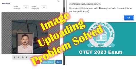 Solution Of Ctet Uploading Problem Please Upload Valid Documentfile