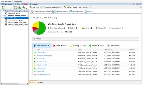 Summary Report Testcomplete Documentation Within Test Case Execution Report Template
