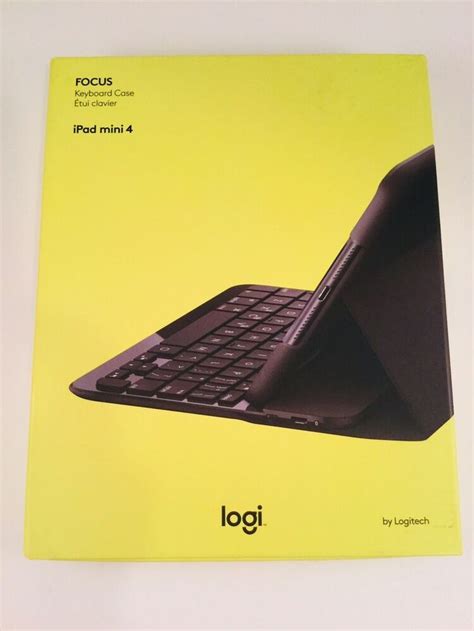 Focus Keyboard Case Ipad Mini 4 By Logitech Black Auto Sleep Wake Bluetooth Logitech