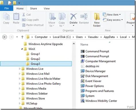 How To Add Items To Win X Power User Menu In Windows 11 10