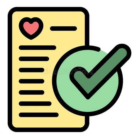 Covid Health Passport Icon Vector Flat Stock Illustration