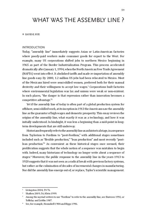 what was the assembly line slides technology docsity