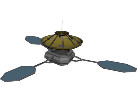 Deep Space Probe 3d Model 3dcadbrowser