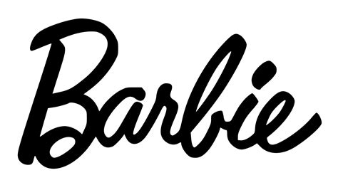 Black And White Barbie Logo Barbie Cartoon Drawing Black And White
