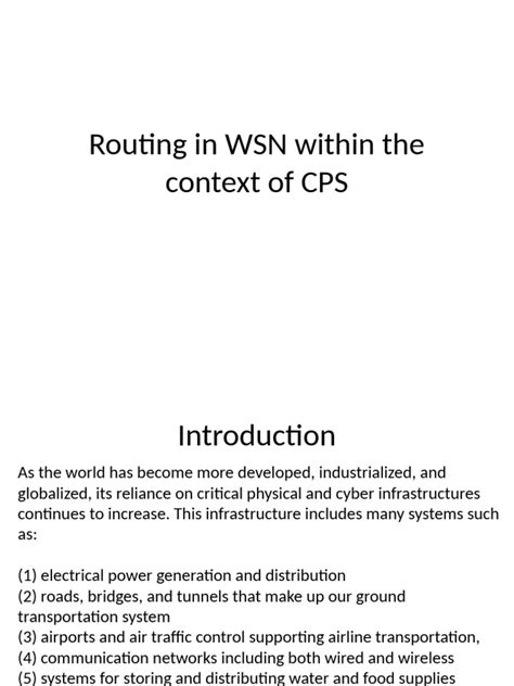 Routing In Wsn Pdf