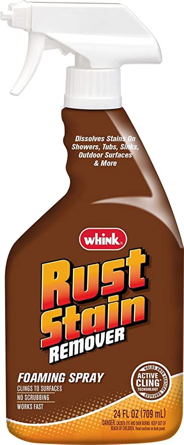 Amazon Com Rust Oleum Whink Rust Stain Remover Heavy Duty Iron Stain Remover Foaming Spray
