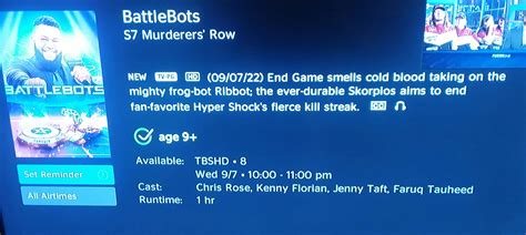 Confirmed Fights For Final Bracket Battlebots