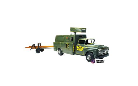 Marx Lumar Utility Truck And Trailer 1950s Rocket Island Vintage