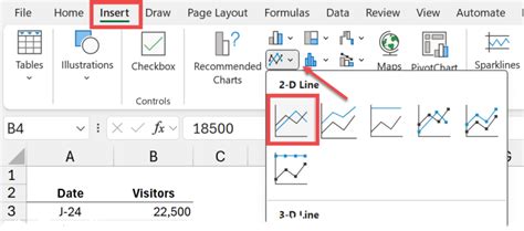 How To Make A Line Chart In Excel Xelplus Leila Gharani