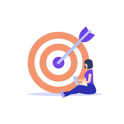 Personal Goals And Planning Vector Illustration Stock Vector