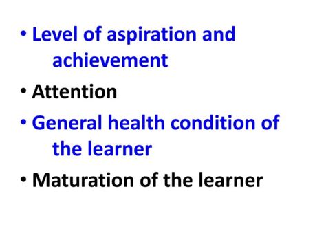 Factors Influencing Learning Pptx Professional School Postgraduate Education