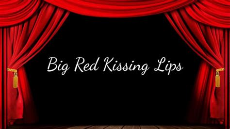 Big Red Kissing Lips Jackie Synn Clips4sale