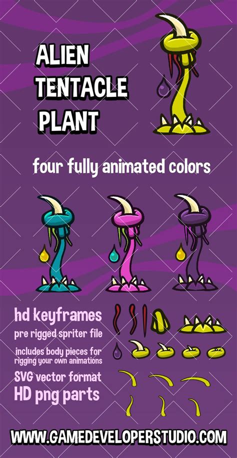 Alien Tentacle Plant Tentacle Alien Animation Reference