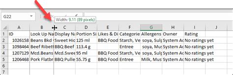 Exporting Recipe List To Excel® Document Mealsuite